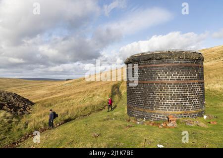 Settle-Carlisle Railway - Above Blea Moor Tunnel, Yorkshire Stock Photo ...