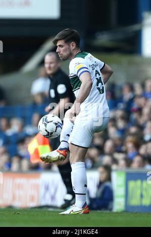 Joe Edwards #8 of Plymouth Argyle during the Papa John's Trophy Final ...