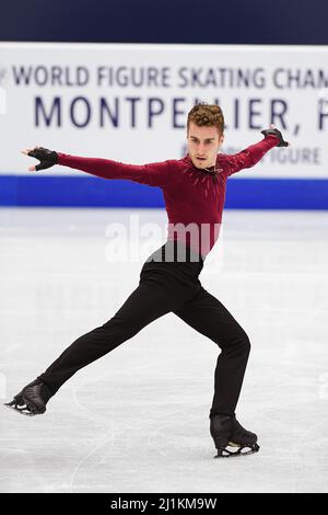Matteo RIZZO (ITA), during Men Short Program, at the ISU European ...