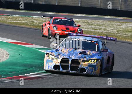 Scarperia, 24 March 2022: BMW M4 GT3 of Team ST Racing driven by ...