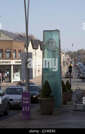 Market Street Memorial to the Omagh bombing - a car bombing on 15 ...