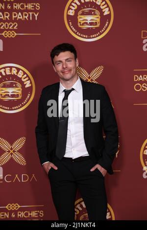 Bryan McMullin arrives at Darren Dzienciol and Richie Akiva’s Oscar Party held at a Bel Air ...