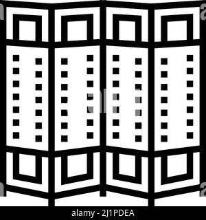 room divider line icon vector illustration Stock Vector Image & Art - Alamy