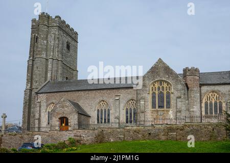 England, Devon, South Hams, Stokenham church, interior Stock Photo - Alamy