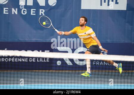 Constant Lestienne during the Play In Challenger 2022, ATP Challenger ...