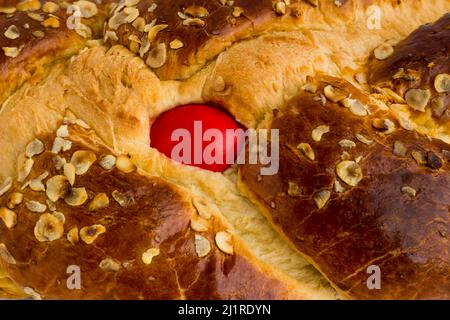 Traditional Turkish,Istanbul Fragrant Easter Bread,Paskalya Coregi with ...