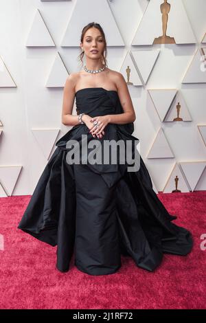 Maddie Ziegler walking on the red carpet at the 94th Academy Awards ...