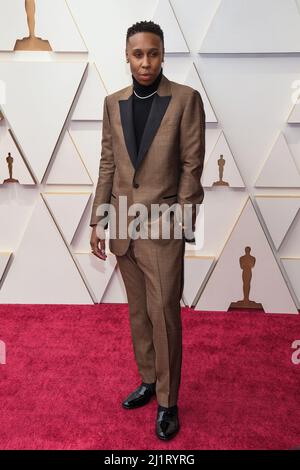 Lena Waithe walking on the red carpet at the 2022 Vanity Fair Oscar ...