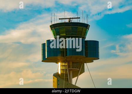 Air Traffic Control Tower of Sydney International Airport. ATC Tower of ...