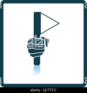 Labor Day Icon. Square Shadow Reflection Design. Vector Illustration ...