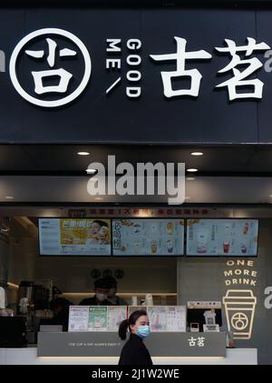 HANGZHOU, CHINA - MARCH 28, 2022 - A store of Guming(Good Me) is seen ...