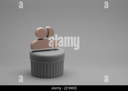 Beautiful abstract illustrations Group friends symbol icon on a dark ...