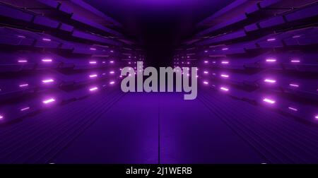 Space Futuristic Parking Showroom Garage Spotlight Red Brown Banner ...