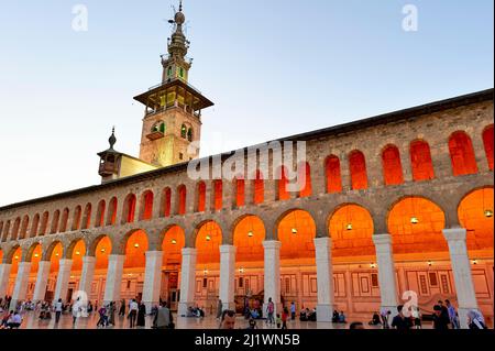 The Dome of the Clock, Umayyad Mosque, Great Mosque of Damascus ...