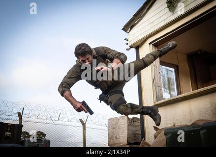 ONE SHOT, Scott Adkins, 2021. © Screen Media Films / Courtesy Everett ...
