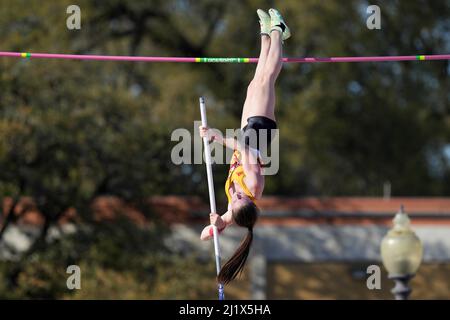 Amanda Moll of Olympia Capital High (Wash.) wins the girls pole vault ...