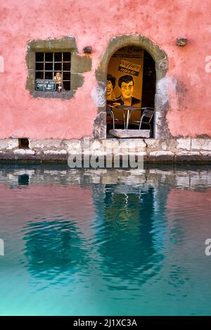 Walking around Annecy old town, France Stock Photo - Alamy