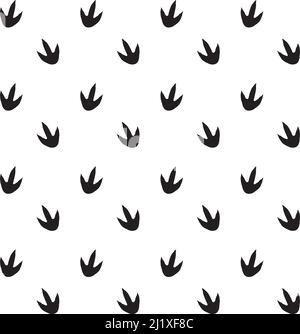 Seamless background dinosaur foot print gender neutral baby pattern ...