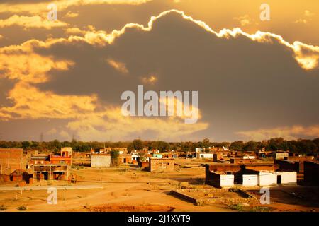 Poor farm. Madhya Pradesh, central India Stock Photo - Alamy