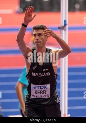 Hamish Kerr NZL competing in the men’s high jump on Day Three of the ...