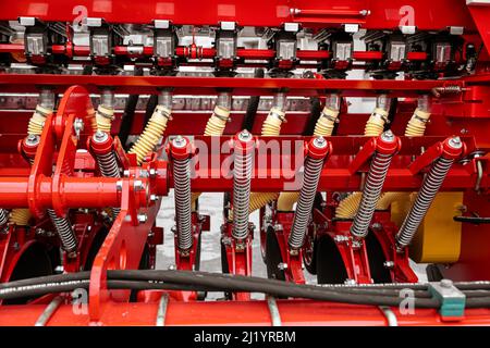 Agricultural machinery. The elements and components of agricultural ...