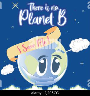kawaii sad planet earth world earth hour vector illustration Stock ...
