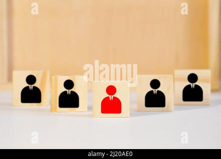 Businessman hand holding wooden cube block with POWER business word on ...