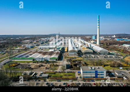 Aerial photograph, Trimet Aluminium SE, Emscherbruchallee, Essen ...