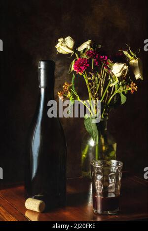 Bodegón de flores Stock Photo - Alamy