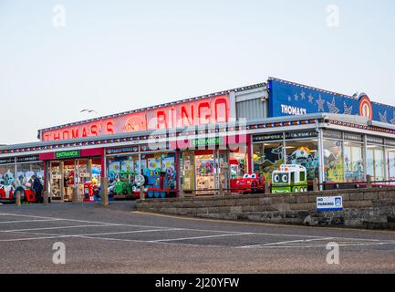 Thomas's bingo and amusement arcade at Hunstanton UK Stock Photo - Alamy