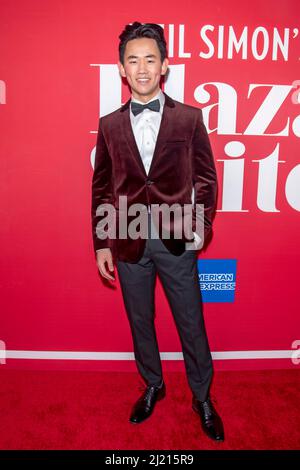 Brian Eng attends "Plaza Suite" Opening Night in New York City. (Photo ...