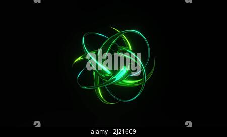atom abstract light model, 3d illustration render Stock Photo - Alamy