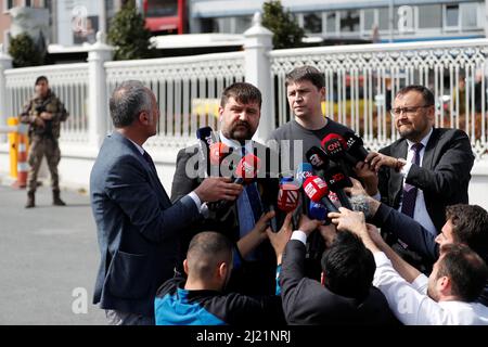 Mykhailo Podolyak, adviser to Ukrainian President Volodymyr Zelenskyy ...