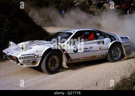 Luigi Lucky Battistolli (ITA) Claudio Berro (ITA) Ferrari 308 GTB 4v ...