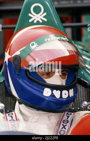 Eddie Cheever (USA) Alfa Romeo and his wife Stock Photo - Alamy