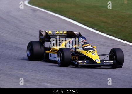 Gerhard Berger (AUT) ATS D7 Bmw Stock Photo - Alamy