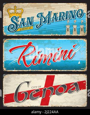 Rimini flag of the city with coat of arms of the Municipality, Emilia ...