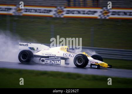Jacques Laffite (FRA) Williams FW 09 Honda Stock Photo - Alamy