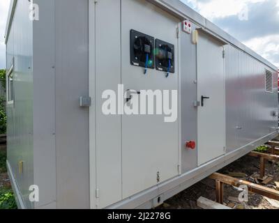 Water container for the temporary water supply construction site Stock ...