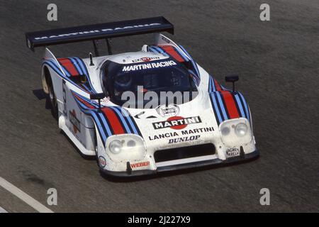Paolo Barilla (ITA) Mauro Baldi (ITA) Lancia Lc2 GrC1 Martini Racing ...