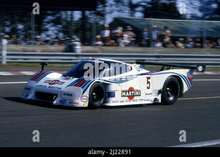Paolo Barilla (ITA) Hans Heyer (GER) Mauro Baldi (ITA) Lancia Lc2 GrC1 ...