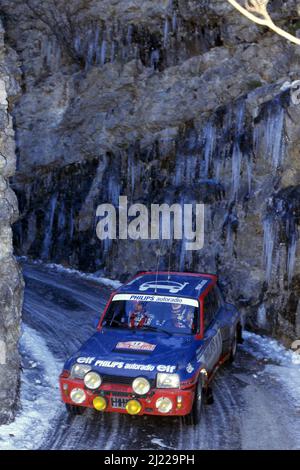 Bruno Saby (FRA) Jean Marc Andrie (FRA) Renault 5 Turbo GrB Philips ...