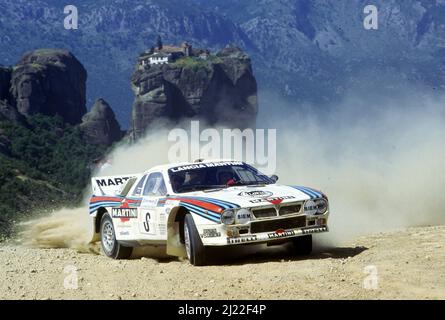 Attilio Bettega (ITA) Sergio Cresto (USA) Lancia Rally 037 GrB Martini ...