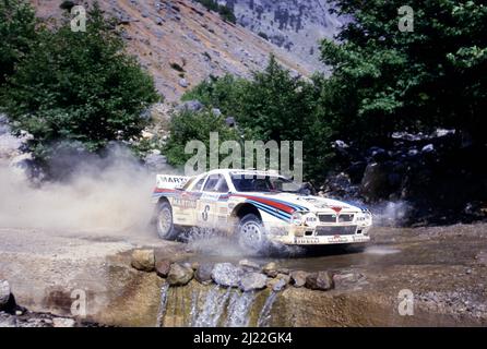Attilio Bettega (ITA) Sergio Cresto (USA) Lancia Rally 037 GrB Martini ...