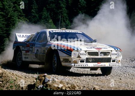 Attilio Bettega (ITA) Sergio Cresto (USA) Lancia Rally 037 GrB Martini ...