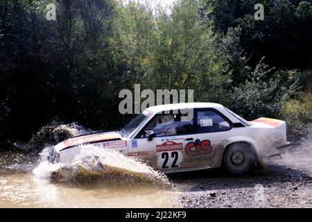 Massimo Ercolani (RSM) Paolo Popi Amati (ITA) Opel Ascona 400 GrB ...