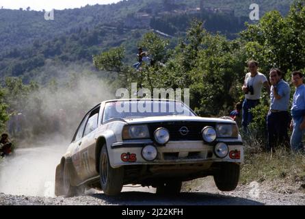 Massimo Ercolani (RSM) Paolo Popi Amati (ITA) Opel Ascona 400 GrB ...