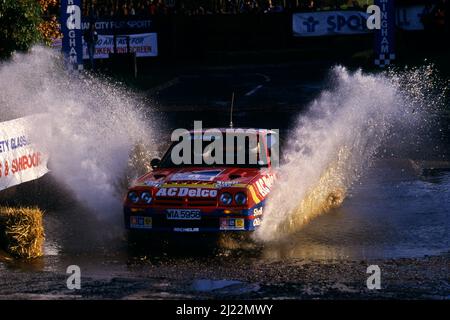 Jimmy McRae (GBR) Mike Nicholson (GBR) Opel Manta 400 GrB GM ...