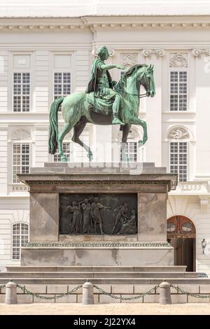 Vienna 1, Joseph's Square, monument emperor Joseph II von Franz Anton ...