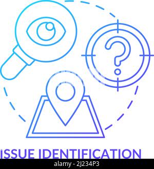 Issue identification concept icon Stock Vector Image & Art - Alamy